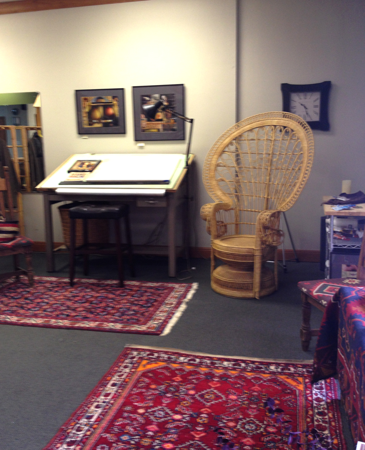 Meeting friends at the new studio | SHARDS: fragments and reflections